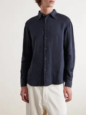 Barena Venezia Linen Shirt - Blue
