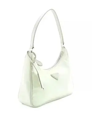 Prada Re-edition 2005 Tessuto Mini Hobo Bag - Green