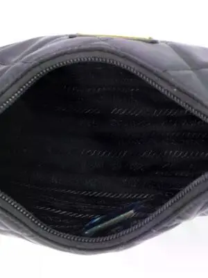 Prada Quilted Tessuto Small Hobo Bag