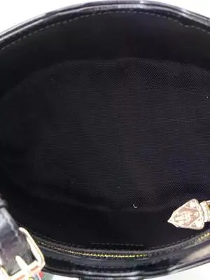 Gucci Jackie Web Leather Bucket Bag