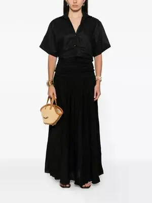 Johanna Ortiz Panelled Maxi Skirt