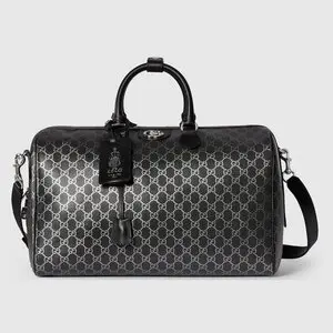 Gucci Gg Medium Duffle Bag - Black