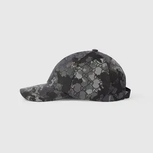 Gucci Gg Marbled Canvas Baseball Hat