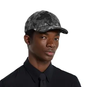 Gucci Gg Marbled Canvas Baseball Hat