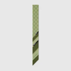 Gucci Printed Silk Ribbon Silk