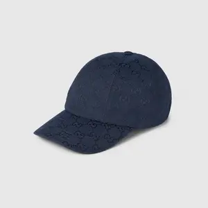 Gucci Gg Canvas Baseball Cap - Blue