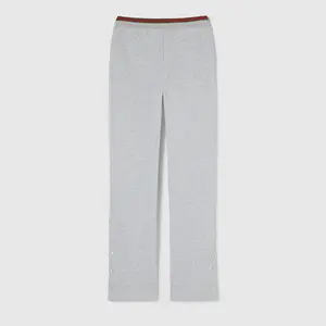 Gucci Cotton Jersey Leisure Pants With Web