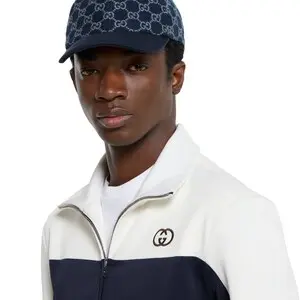 Gucci Technical Jersey Zip Jacket - Blue