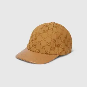 Gucci Gg Canvas Baseball Hat - Yellow