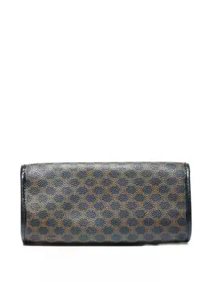 Celine 1990s Macadam Pattern Pouch