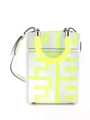 Fendi X Marc Jacobs Sunshine Shopper Printed Mini Tote Bag - Grey