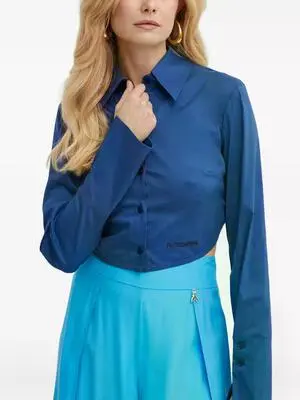 Patrizia Pepe Buttoned Shirt With Open Back
