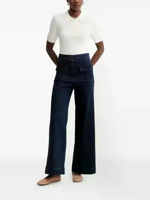 SESSUN High-waisted Wide Leg Jeans