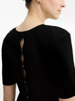 SESSUN Short Sleeve Knitted Top