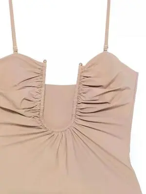 Christopher Esber Ruched One-piece Swimsuit - Neutrals