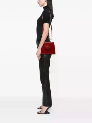 Gucci Medium Calf Soho Top Handle Convertible Satchel - Red