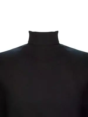 KANGRA High-neck Sweater - Black