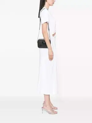 Prada Soft Calfskin Diagramme Camera Crossbody Bag - Black