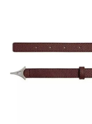 Manière De Voir Eiffel Slim Leather Belt - Red