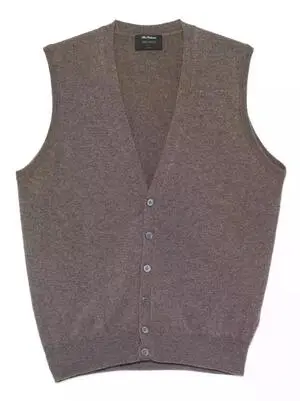 DELL'OGLIO Buttoned Cashmere Gilet