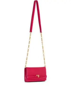 Balmain Clutch With Belt Detail - Pink