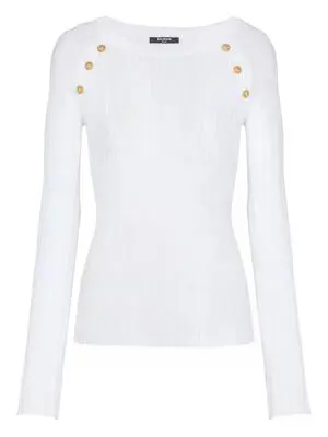 Women's Balmain White Knitwear