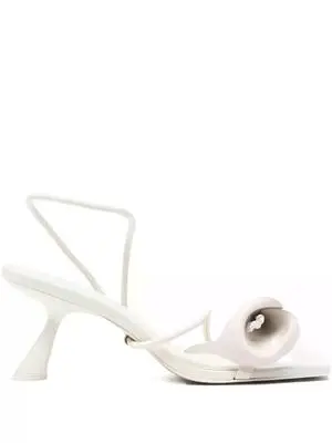 Cult Gaia 70mm Ria Sandals - White