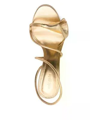 Cult Gaia 110mm Cassidy Sandals - Gold