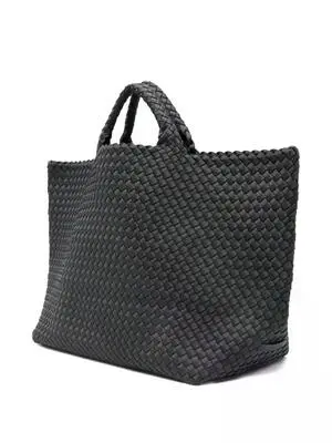 NAGHEDI Large St. Barths Woven Tote Bag - Black