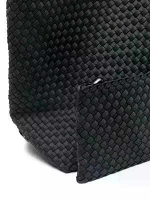 NAGHEDI Large St. Barths Woven Tote Bag - Black