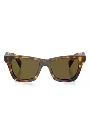 Prada Wayfarer-frame Sunglasses - Brown