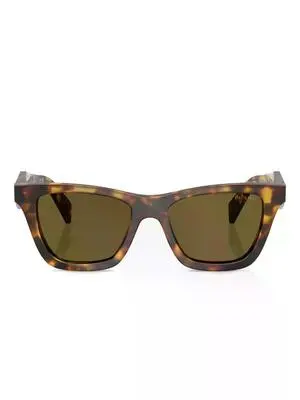 Prada Wayfarer-frame Sunglasses - Brown