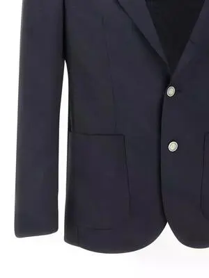 BARBA NAPOLI Peaked-lapels Button-fastening Blazer