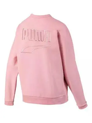 PUMA Downtown Embossed Crew-neck Sweatshirt
