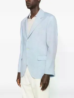 Brunello Cucinelli Single-breasted Blazer - Blue