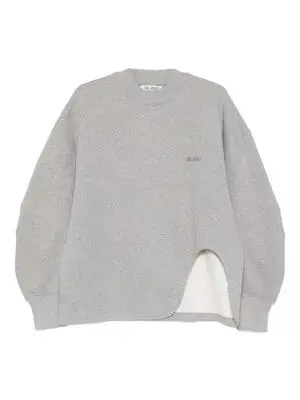 Attico Logo-detail Sweatshirt - Grey
