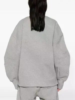 Attico Logo-detail Sweatshirt - Grey