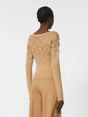 Max Mara Wool And Cashmere Sweater - Camel