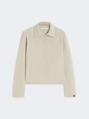 Max Mara Cashmere Knit Cardigan - Beige