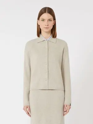 Max Mara Cashmere Knit Cardigan - Beige