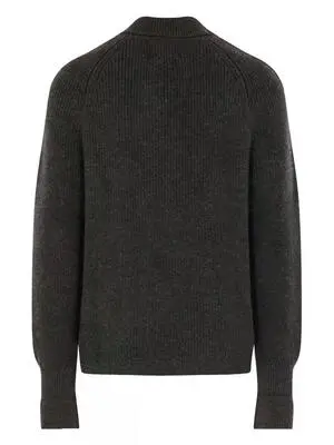 Barbour Zip-fastening Ribbed-knit Cardigan - Green