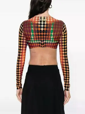 JEAN PAUL GAULTIER Polka Dot Top - Orange