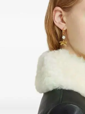 Marni Horse-pendant Drop Earrings