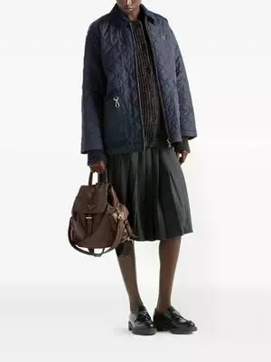 Prada Quilted Puffer Jacket - Blue