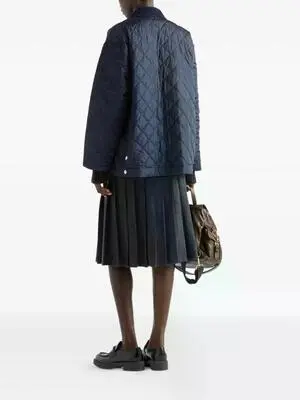 Prada Quilted Puffer Jacket - Blue