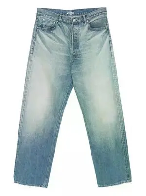 Auralee Wide Leg Jeans For Men