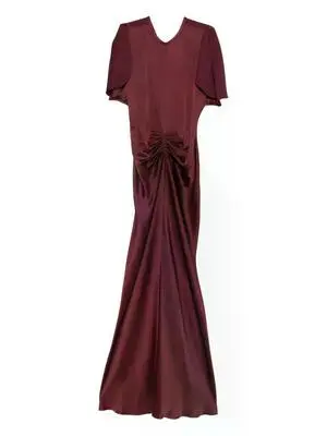 Gathered Waist Evening Dresses