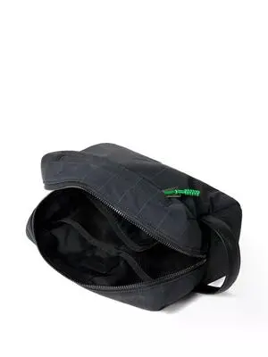 Paul Smith Pinstripe Leather-handle Wash Bag