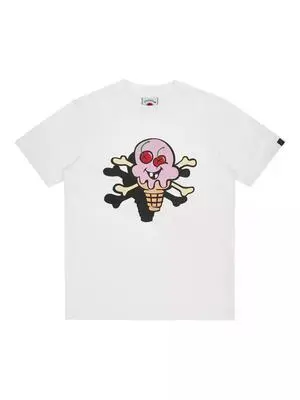 ICECREAM Cones & Bones Graphic-printed T-shirt - White
