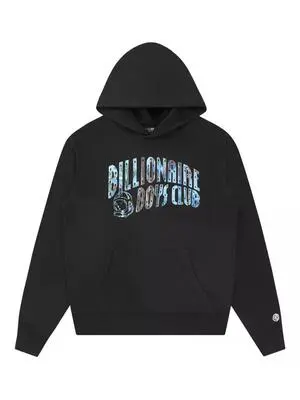 BILLIONAIRE BOYS CLUB Bayou Fill Arch Logo Popover Hoodie - Black